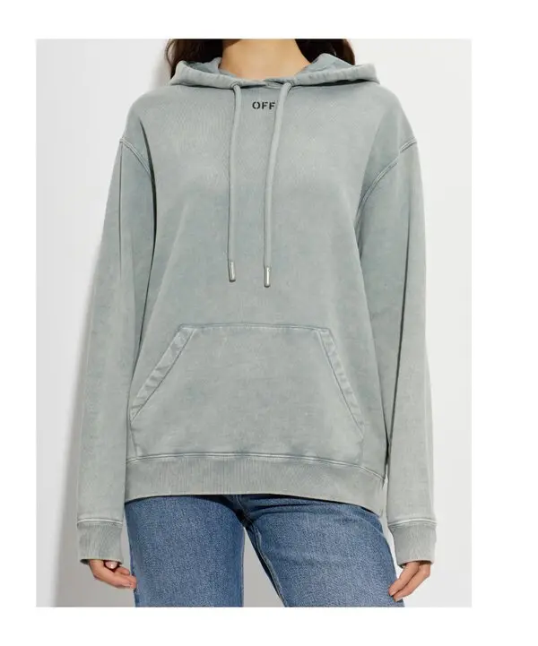 Off-White Drawstring Hoodie