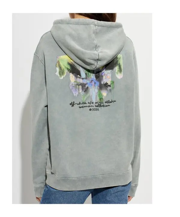 Off-White Drawstring Hoodie