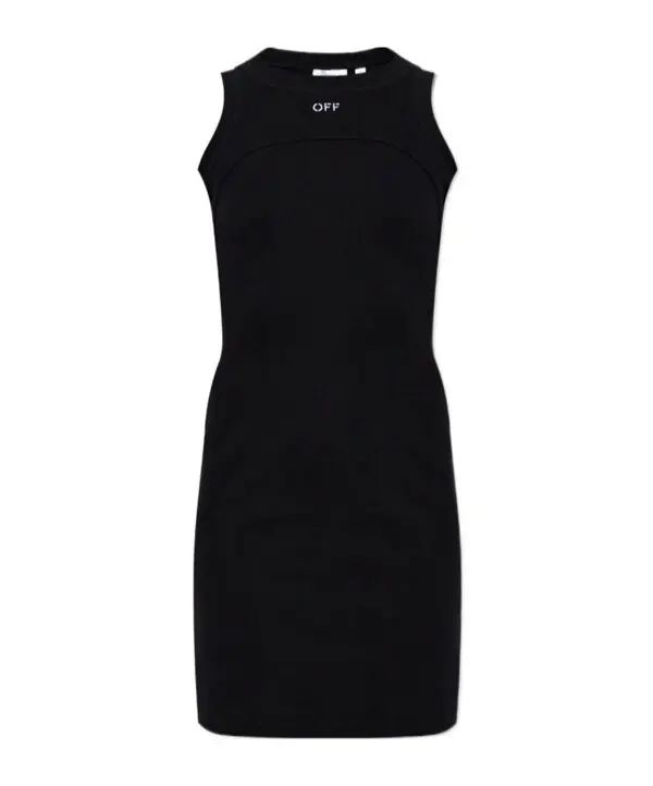 Off-White Sleeveless Dress