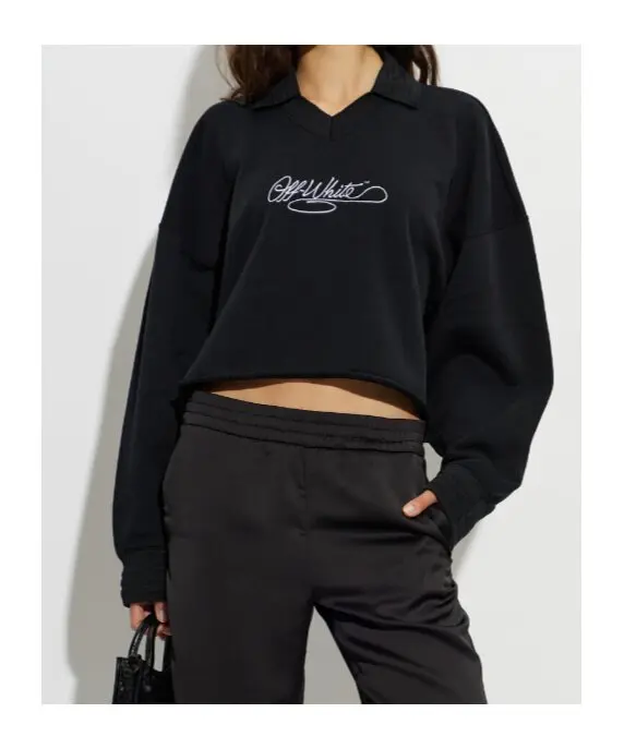 Off-White Long-sleeve Polo Shirt