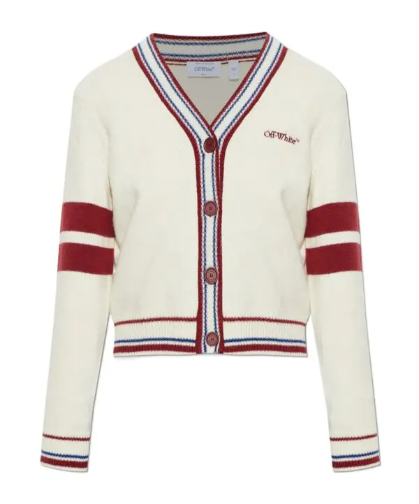 Off-White Wool Cardigan