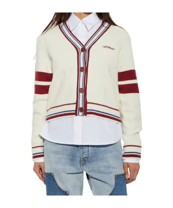 Off-White Wool Cardigan