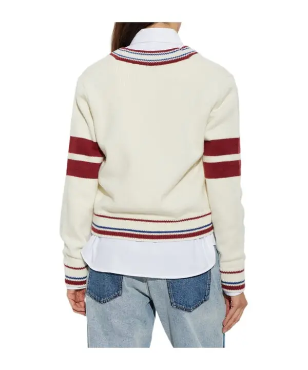 Off-White Wool Cardigan