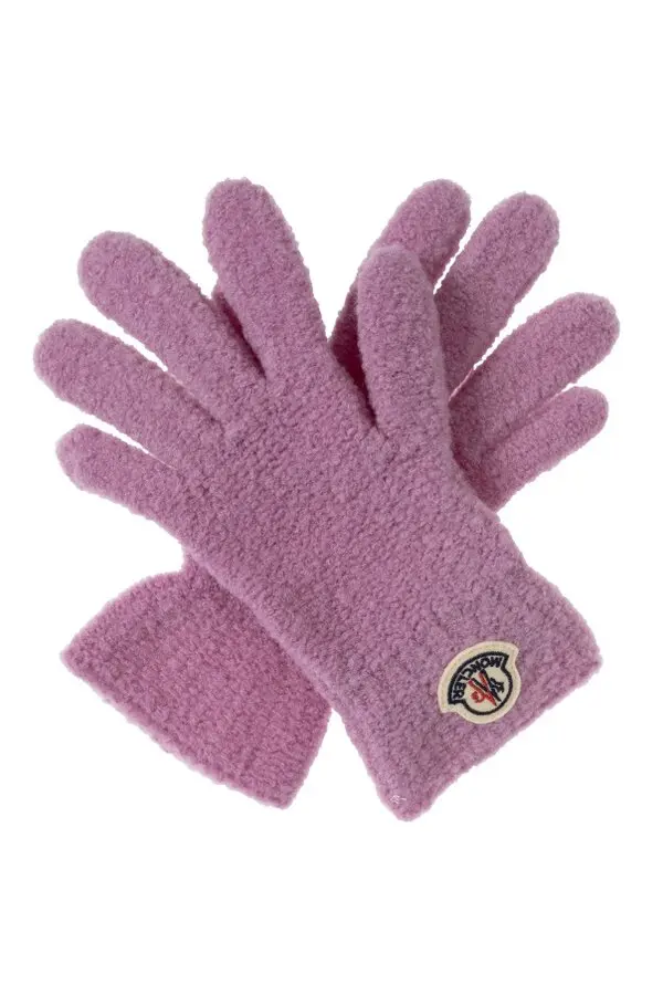 Moncler Logo Scarf, Hat, And Glove Set