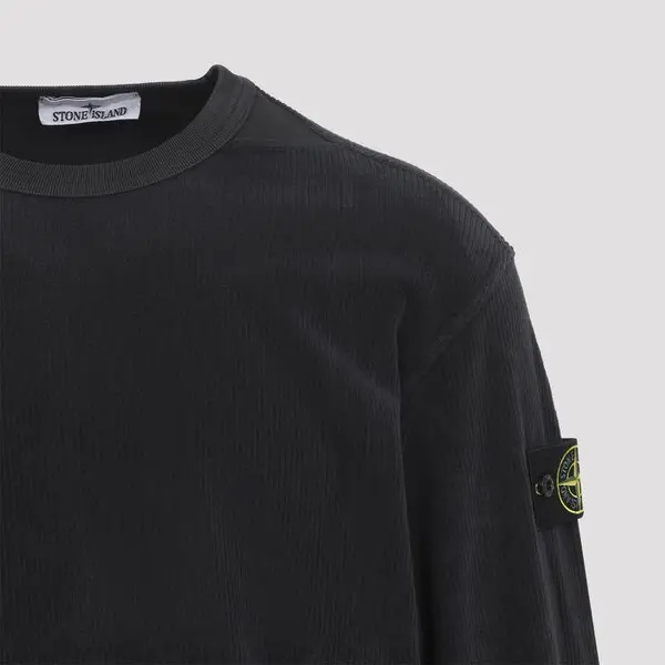 Stone Island Logo Patch Crewneck Sweatshirt
