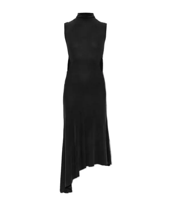 Off-White Asymmetrical Dress - Black
