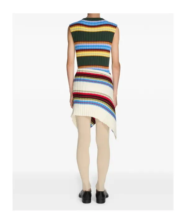 Dries Van Noten Striped Knitted Vest