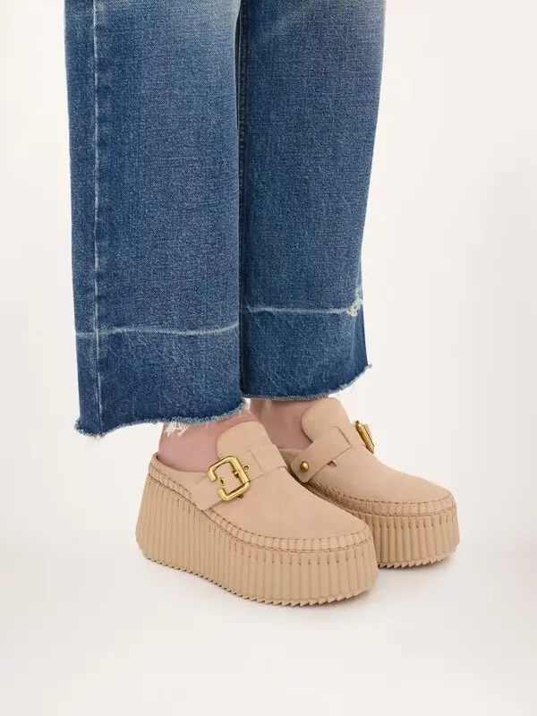Chloé Nama Platform Clogs
