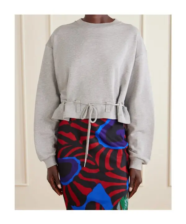 Dries Van Noten Cropped Sweatshirt