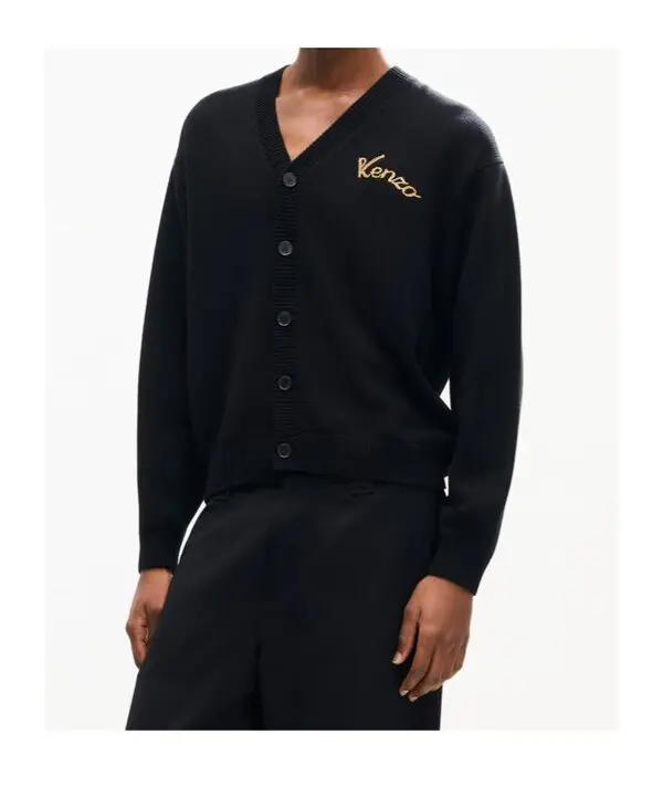 Kenzo Jumping Tiger Embroidered Cardigan