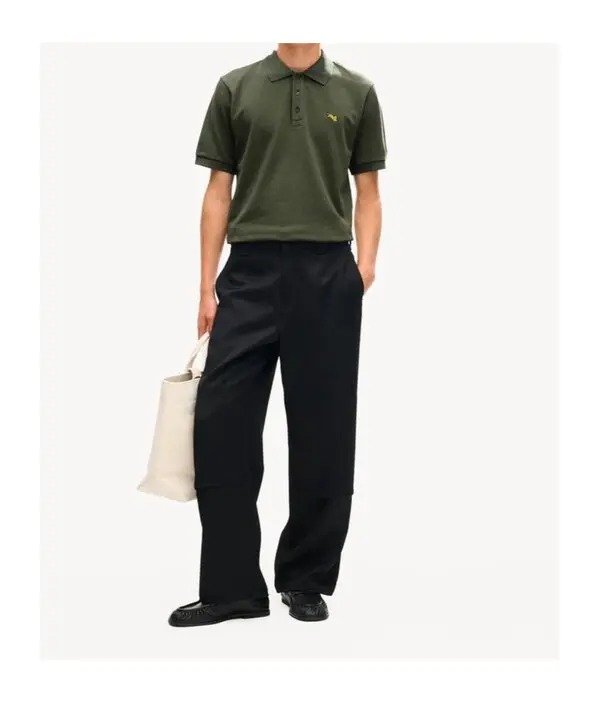 Kenzo Jumping Tiger Embroidered Slim Polo Shirt