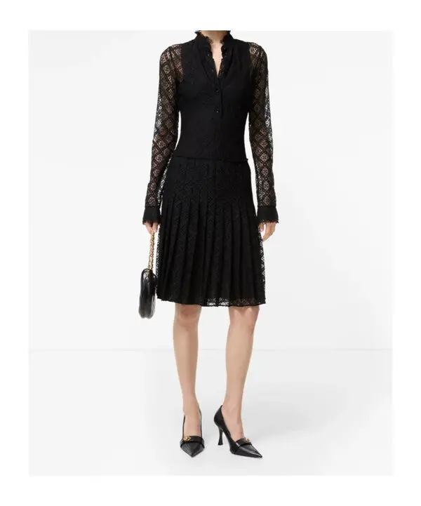 Burberry Check Lace Dress
