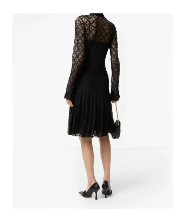 Burberry Check Lace Dress