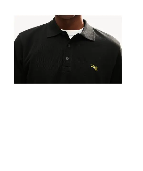 Kenzo Jumping Tiger' Embroidered Slim Polo In Cotton