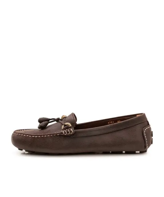 Versace Robin Suede Driver Shoes