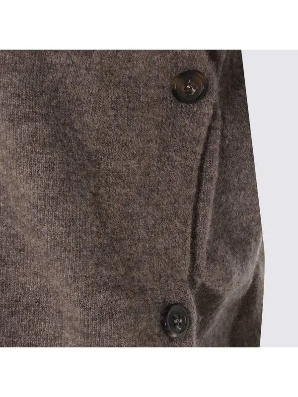 MAISON MARGIELA V-neck Sleeveless Jumper - Brown