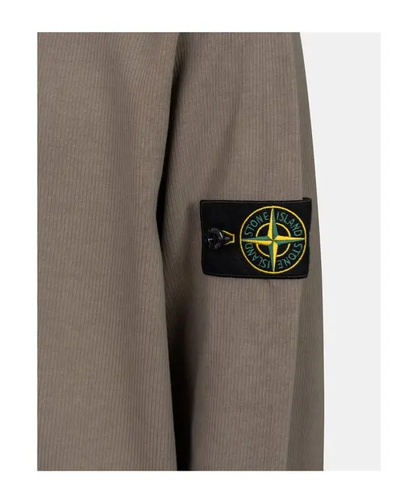 Stone Island Logo-patch Zip-up Hoodie