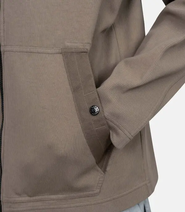 Stone Island Logo-patch Zip-up Hoodie