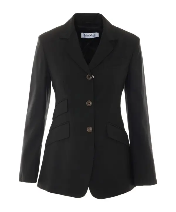 Max Mara Long-sleeve Blazer - Black