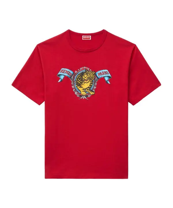 Kenzo Jumping Tiger' T-shirt In Cotton