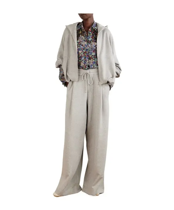 Dries Van Noten Cotton-jersey Zip-up Hoodie