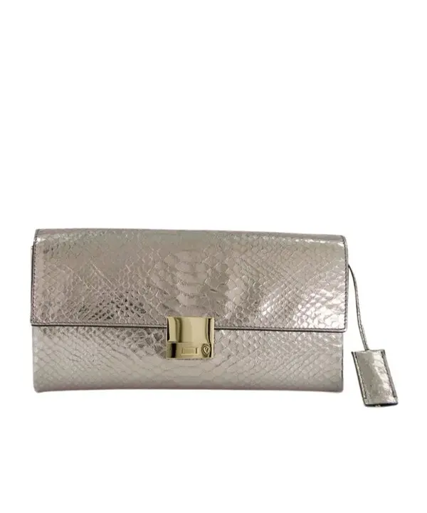 TOM FORD Flap Clutch - Silver
