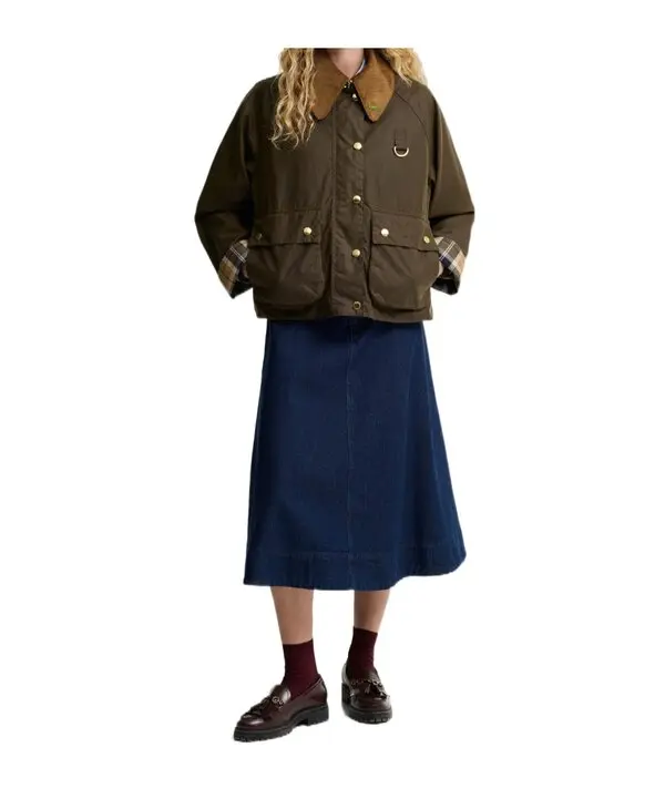 Barbour Modern Spey Cropped Jacket - Beech/birch Color