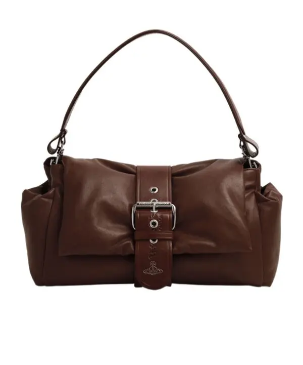 VIVIENNE WESTWOOD Hazel Xl Treasure Handbag - Chestnut