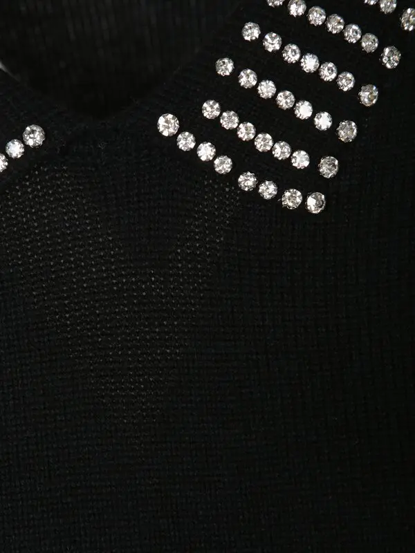 Pinko Embellished Collar Knitted Jumper