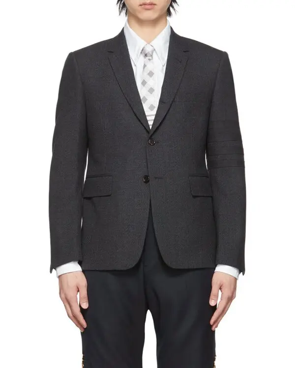 Thom Browne 4-bar Motif Single-breasted Blazer