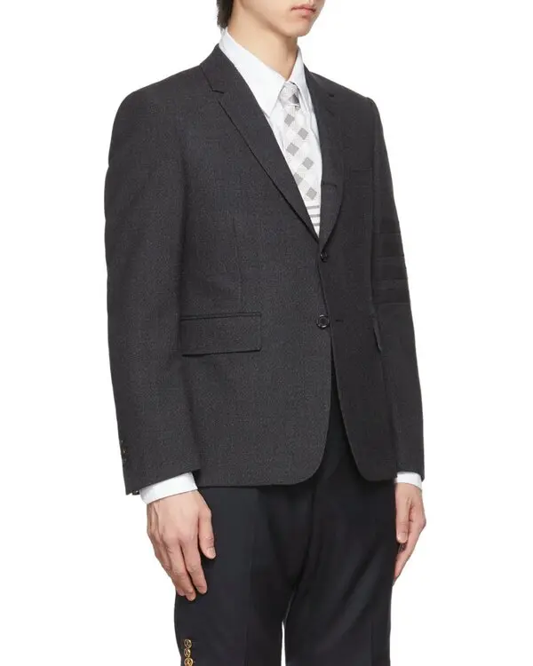 Thom Browne 4-bar Motif Single-breasted Blazer