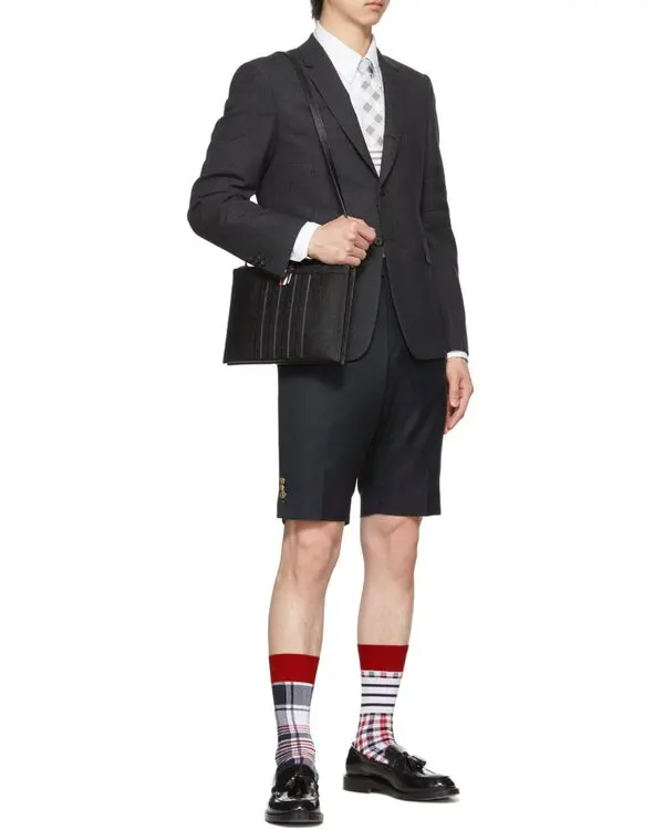 Thom Browne 4-bar Motif Single-breasted Blazer