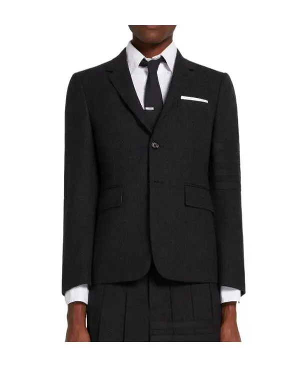 Thom Browne 4-bar Motif Single-breasted Blazer