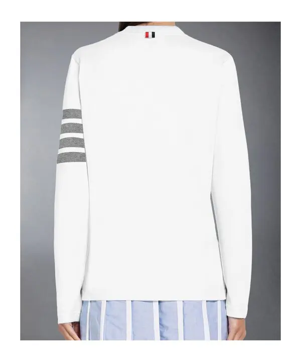 Thom Browne Long-sleeved Crewneck T-shirt