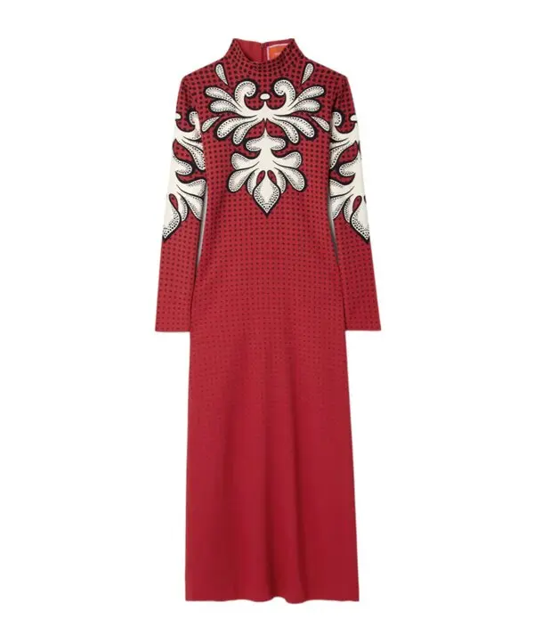 La DoubleJ Halle Midi Dress - Red