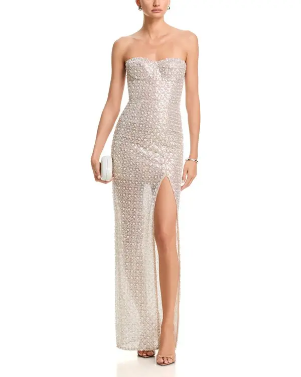 BRONX AND BRONCO Allegra Pearl Veronica Maxi Dress