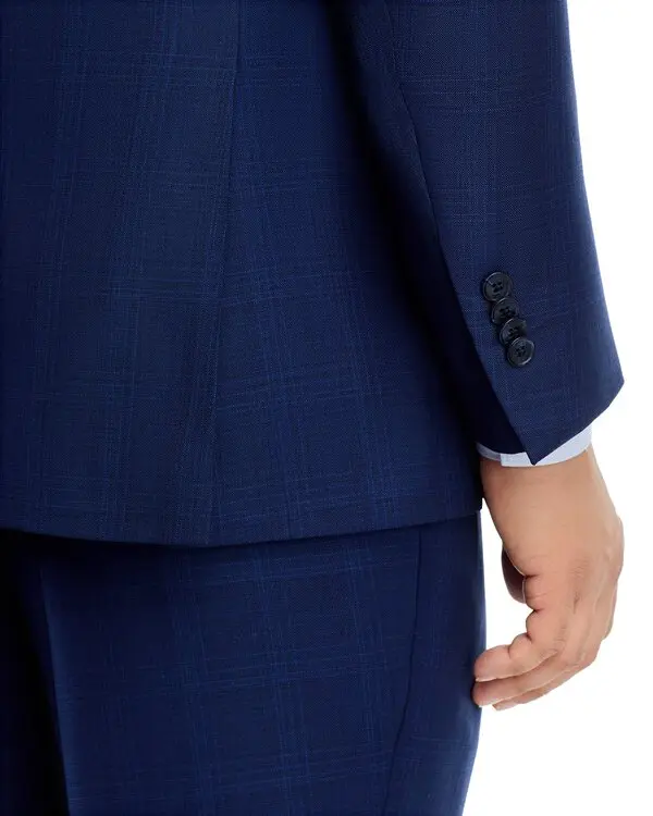 Peter Millar Classic Fit Flynn Tonal Plaid Wool Suit