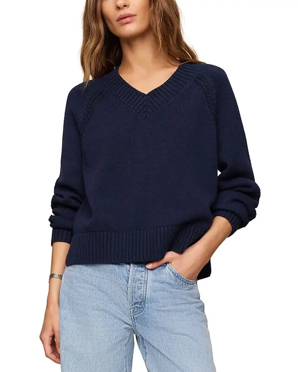 Z Supply Stratton V Neck Sweater - Eclipse