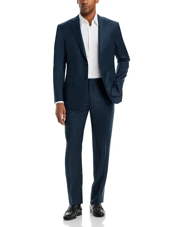 Canali Sienna Screenwave Regular Fit Suit - Green