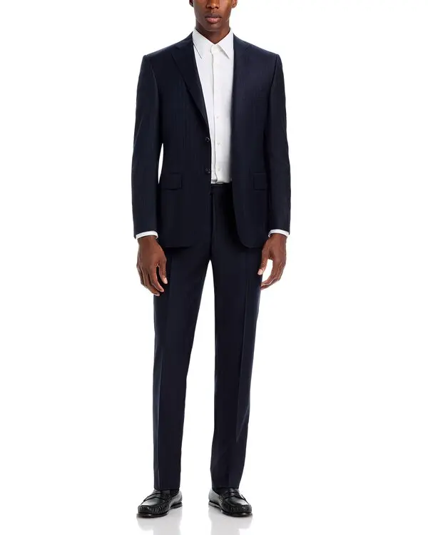 Canali Sienna Banker Stripe Regular Fit Suit