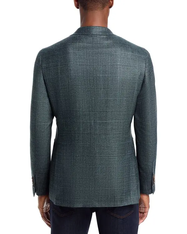 Canali Kei Trim Fit Tonal Plaid Sport Coat