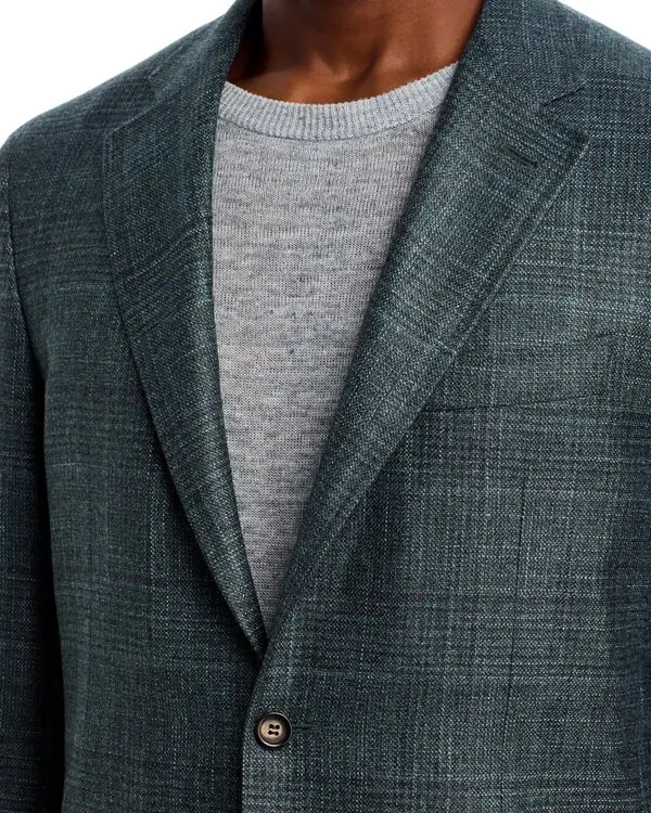 Canali Kei Trim Fit Tonal Plaid Sport Coat