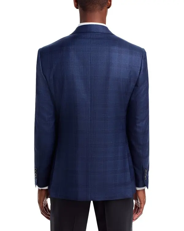 Canali Sienna Tonal Plaid Regular Fit Sport Coat