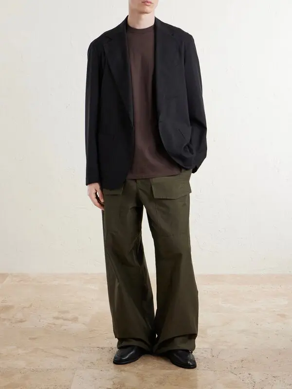 A.PRESSE Heavy Weight Cotton-jersey T-shirt - Brown