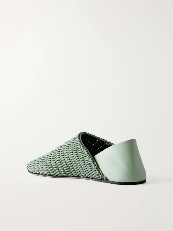 JW Anderson Slipper Woven-leather Mules