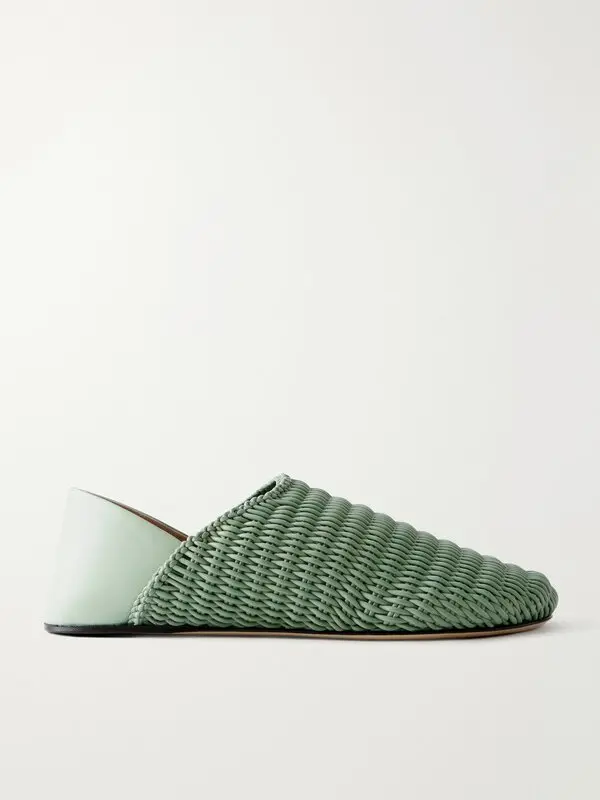 JW Anderson Woven Leather Mules