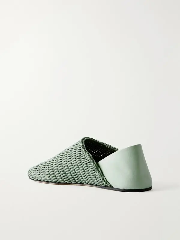 JW Anderson Woven Leather Mules
