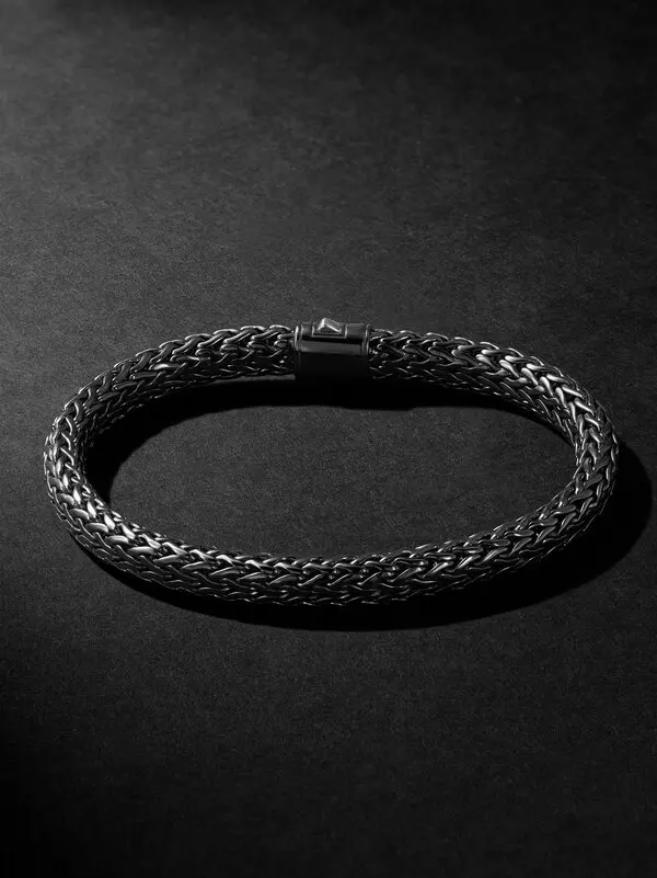 John Hardy Icon Rhodium-plated Sterling Bracelet - Silver