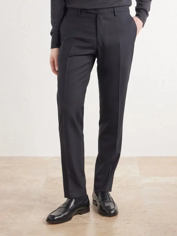 Boglioli Straight-leg Wool Suit Trousers