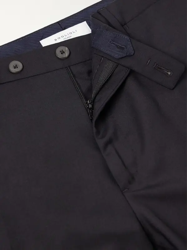 Boglioli Straight-leg Wool Suit Trousers